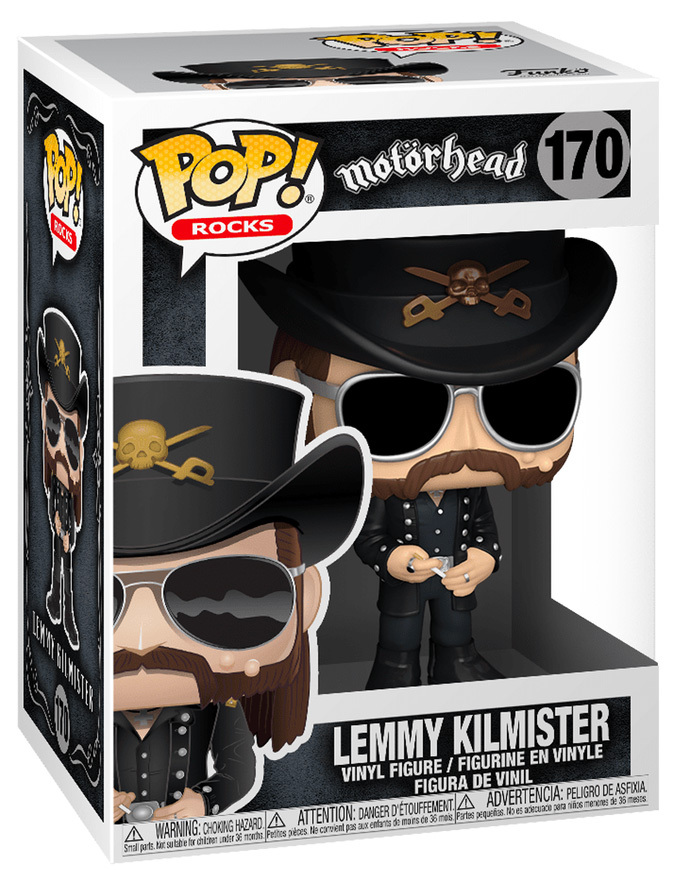 FUNKO POP! Motorhead - Lemmy Kilmister (With glasses) #170 Vinyl Figure